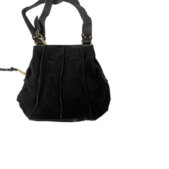 Tignanello | Bags | Tignanello Womensshoulder Handbag Black Suede ...